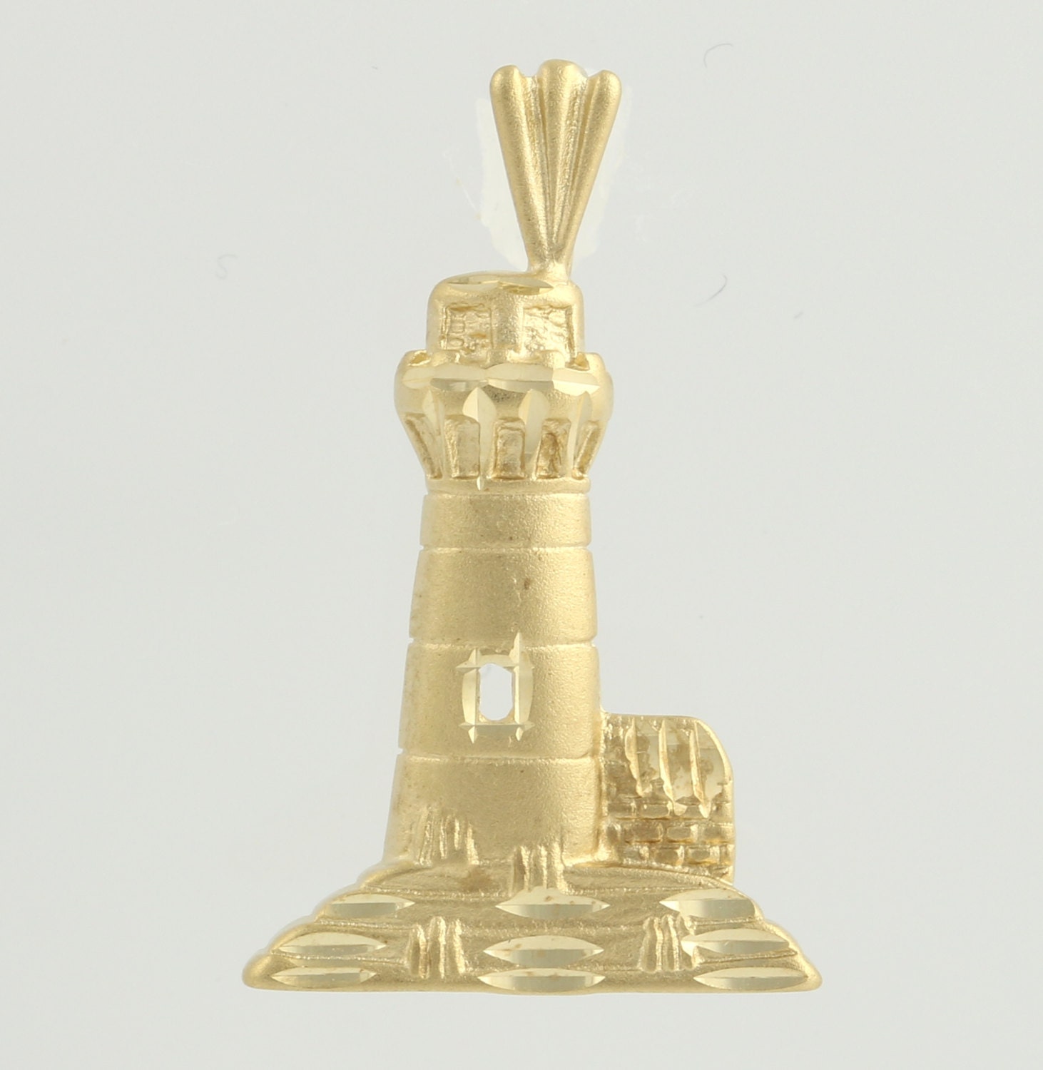Lighthouse Pendant – 14k Yellow Gold Beach Summer Ocean Women’s Jewelry ...