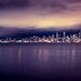 Seattle Skyline Purple Wall Art Purple Home Decor
