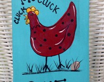 Unique chicken quotes related items | Etsy
