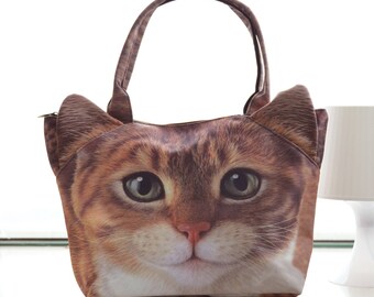 Popular items for cat print bag on Etsy