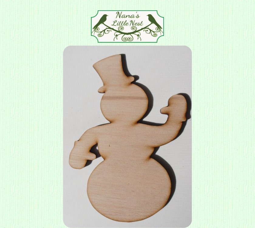 Snowman Wood Cut Out