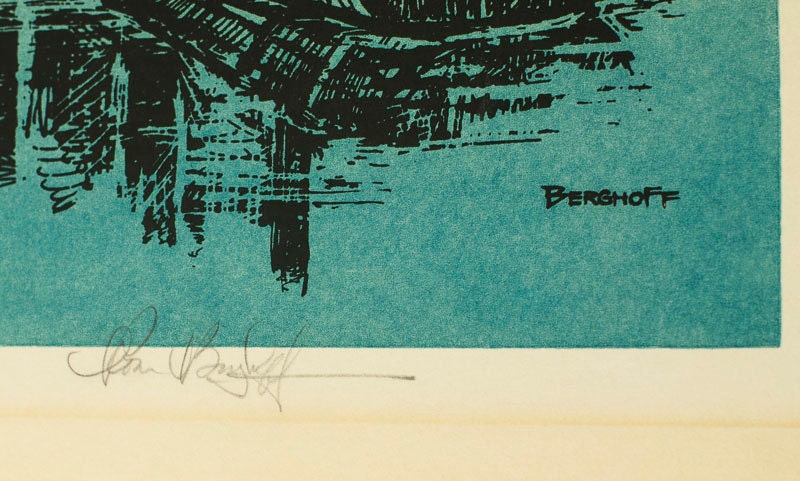 Roger Berghoff Reflections Hand-Signed Serigraph