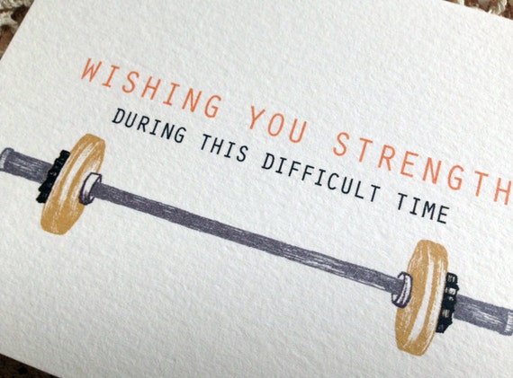 Items similar to STAY STRONG CARD. Get Well Soon Card. Card for sick or ...