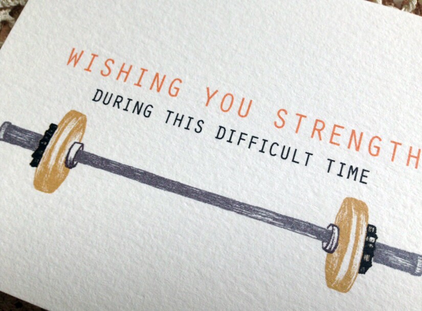 STAY STRONG CARD. Get Well Soon Card. Card for sick or sad