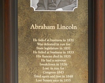 Quotes Abraham Lincoln Perseverance Poster. QuotesGram