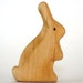 Waldorf Toys Bunny Rabbit Wooden Animals by Baumstammbuch on Etsy