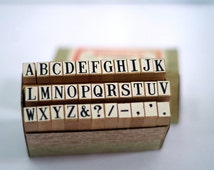 Unique small letter stamps related items | Etsy