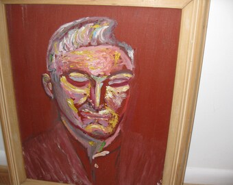 RAGGEDY ANN And ANDY Original Painting 1970 Morton Witken Wood