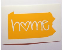Popular items for pennsylvania decal on Etsy