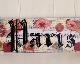 Popular items for decoupaged wood on Etsy