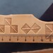 012-05 FISH BONE pattern Leather stamp homemade Custom