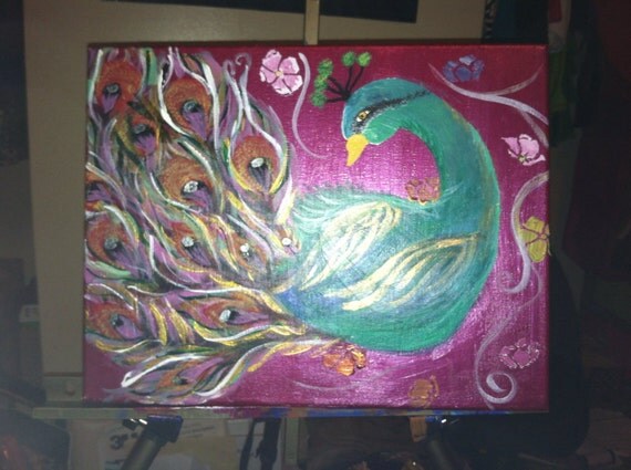 Peacock By Ohsoknotty On Etsy