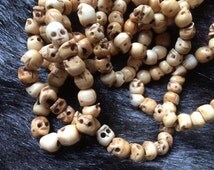 Popular items for bone skull bead on Etsy