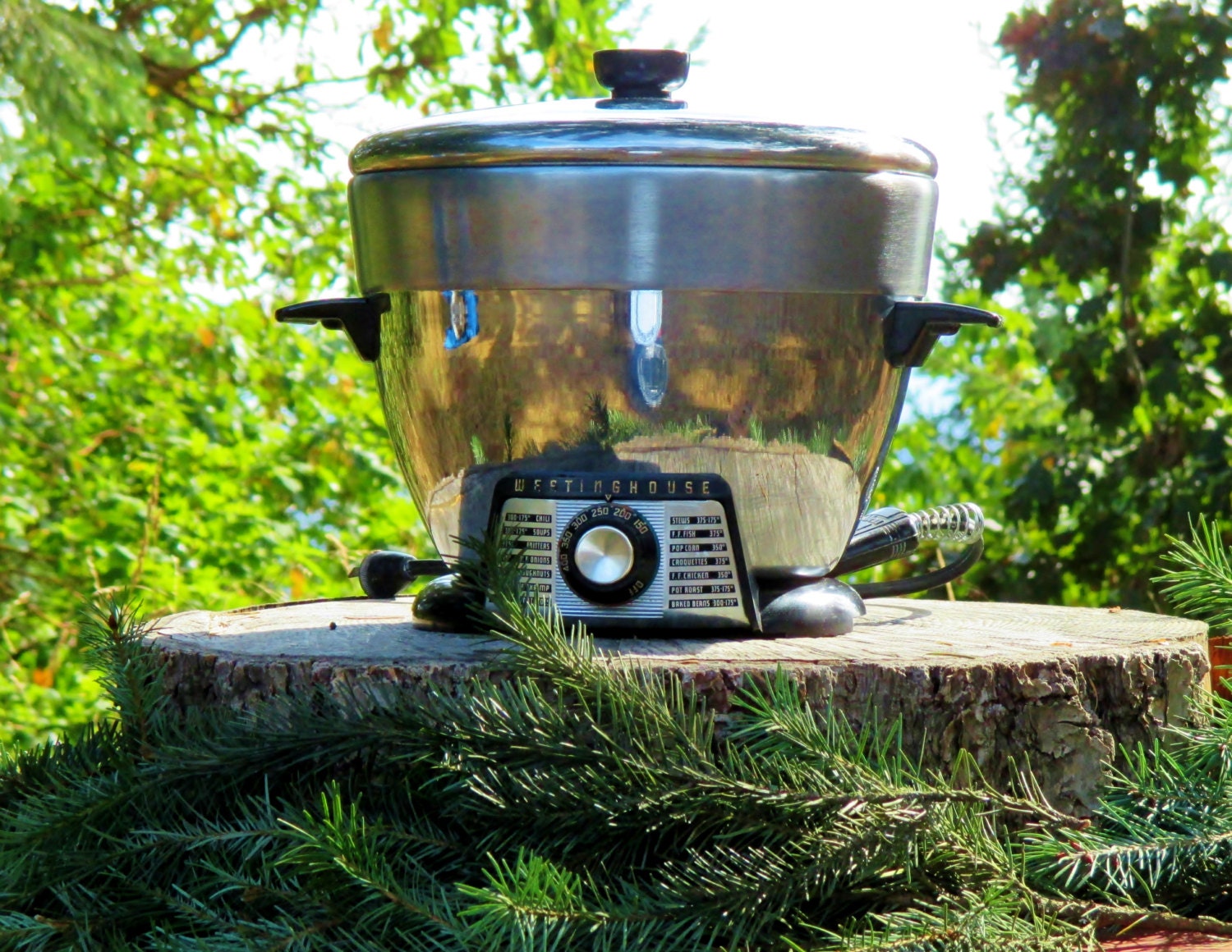 Vintage 1950s Westinghouse Cook-N-Fryer Deep Fryer/Cooker
