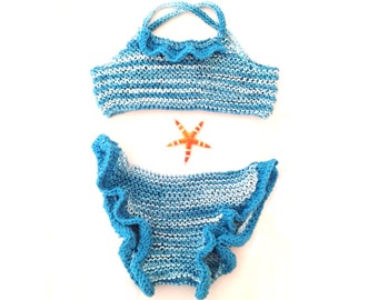 Knit bikini pattern | Etsy