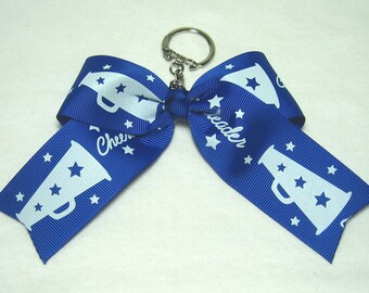 Unique cheer bow key chain related items | Etsy