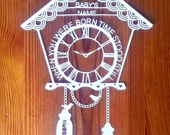 Popular items for baby clock on Etsy