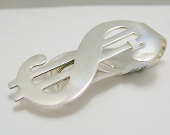 Popular items for silver money clip on Etsy