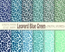 Popular items for animal print digital paper on Etsy