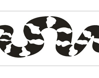 Popular items for snake stencil on Etsy
