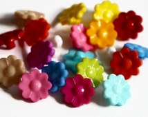 Popular items for flower shape buttons on Etsy