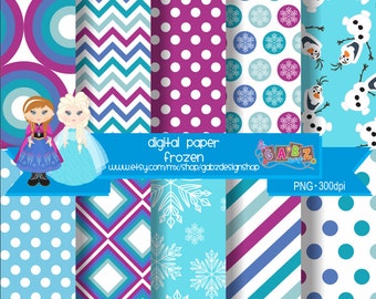 Popular items for papel frozen on Etsy