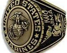 Popular items for marine corps ring on Etsy