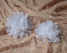 Popular items for white fabric flower on Etsy