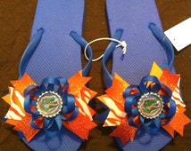 Unique football flip flops related items | Etsy