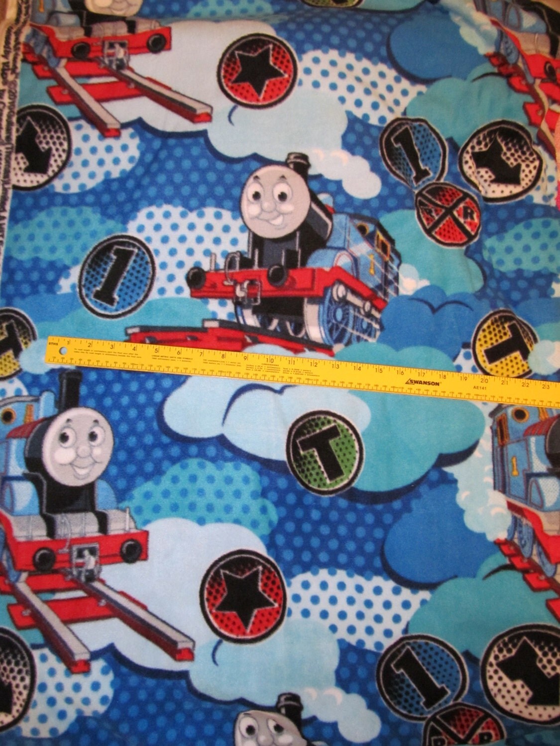 Thomas the Train Fleece Fabric VHTF BTY