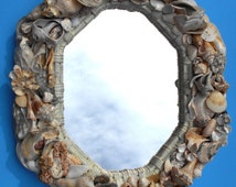 Popular items for seashell mirror on Etsy