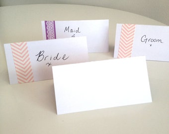Popular items for tented place cards on Etsy