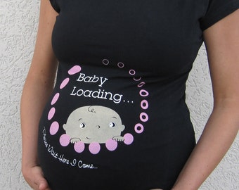 Coockuboo Baby Loading tops! maternity shirt, Pregnancy clothing ...
