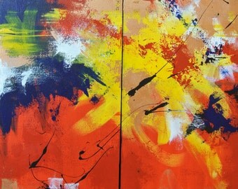 2 piece painting | Etsy