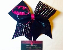 Popular items for super hero cheer bow on Etsy