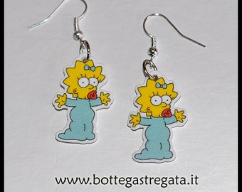 Popular items for simpsons earrings on Etsy