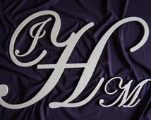 Popular items for monogram wall decor on Etsy