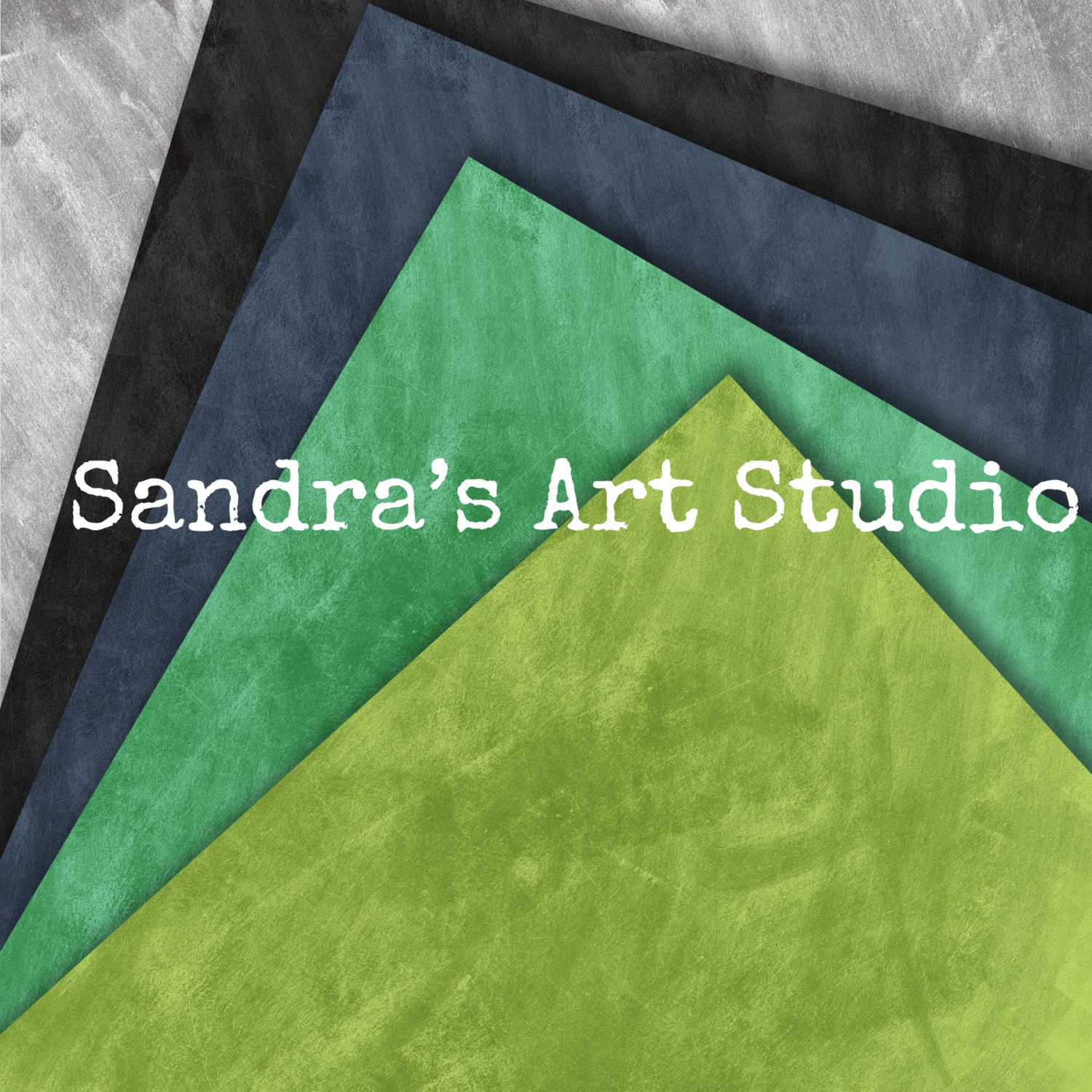 Chalkboard digital paper: COLORED CHALKBOARD with