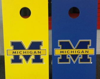 Popular items for michigan cornhole on Etsy