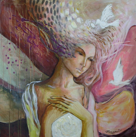 Innocent Angel Art Bild Kunst modern design UNIKAT Original