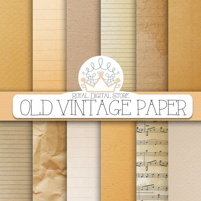old paper printable | The Royal Digital Store