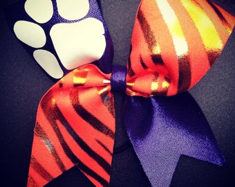 Items similar to Clemson Tigers Team Colors Wreath on Etsy