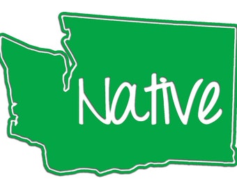 Wa state decal | Etsy