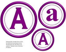 Unique purple letter related items | Etsy