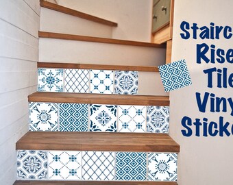 Kitchen Bathroom Wall Stair Riser Tile Decals Vinyl Sticker