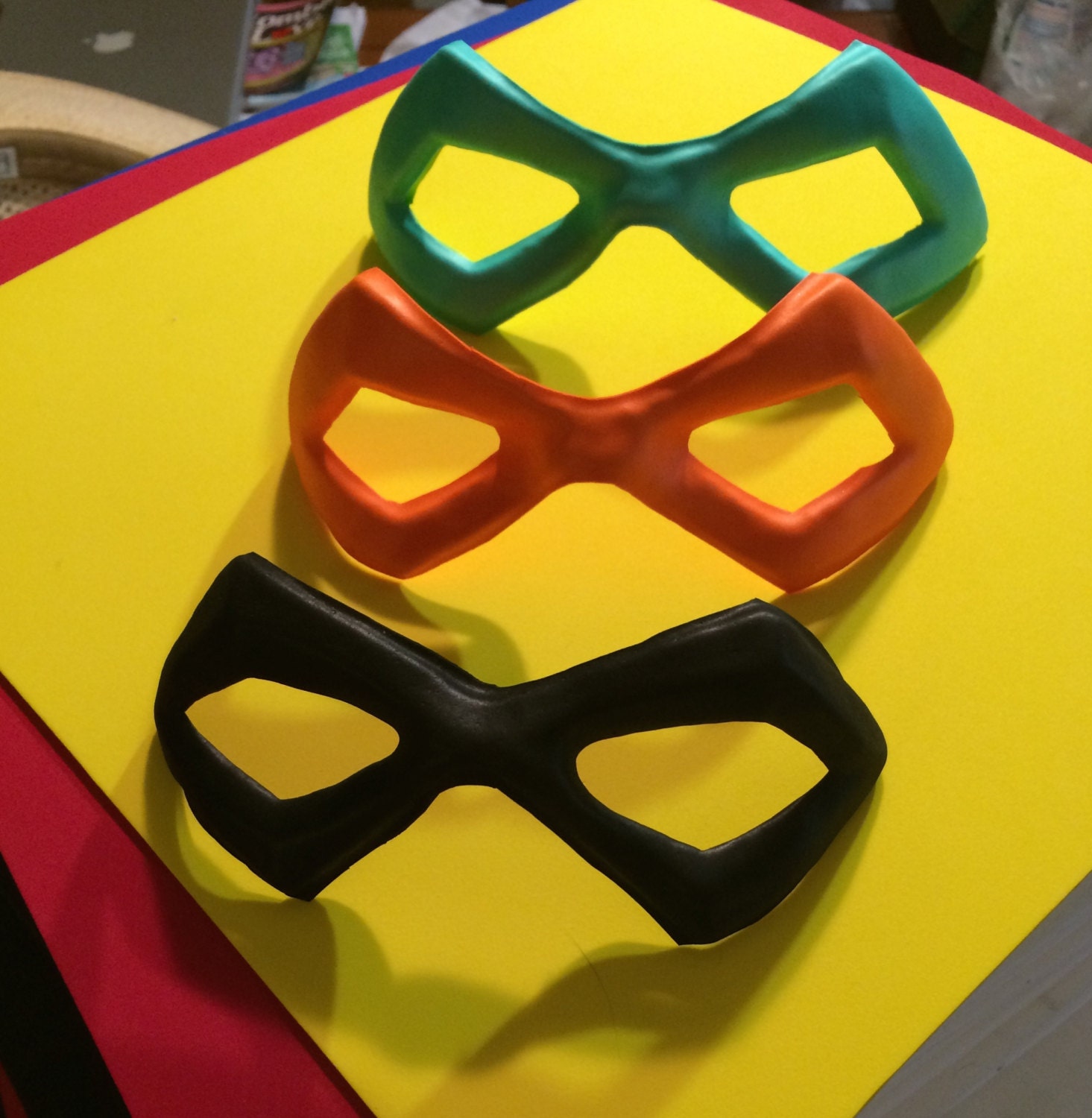 Foam Superhero Mask Small Domino