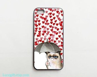 Grumpy cat iPhone 5 case, iPhone 5C case, iPhone 5S case, iPhone 4 case, iPhone 4S case,iPhone ...