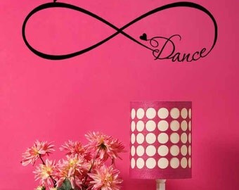 You and Me Forever Infinity Symbol Vinyl Wall Decal Lettering