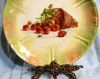 Strawberry plate | Etsy