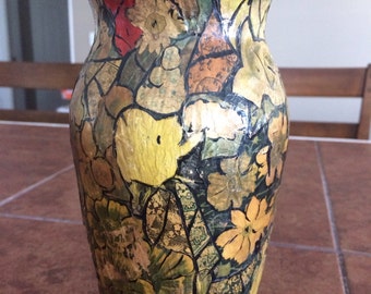 Popular items for decoupage vase on Etsy